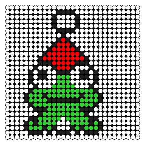 Santa Frog Perler Bead Pattern Bead Sprite Perler Bead Art Hama