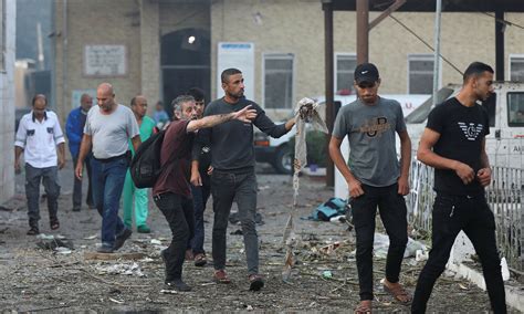 After Blast Kills Hundreds At Gaza Hospital Hamas And Israel Trade
