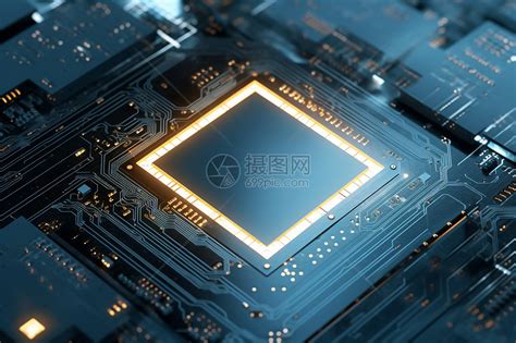 高科技电脑主板芯片概念图图片素材 正版创意图片600517999 摄图网