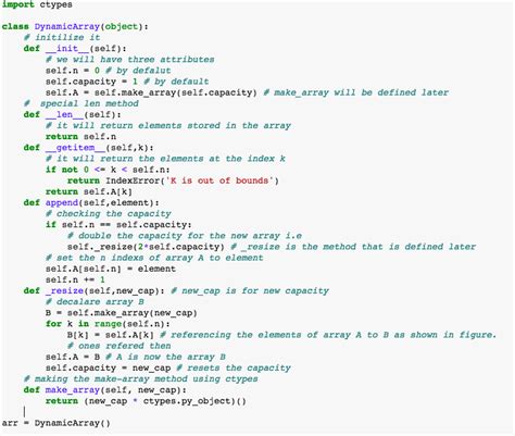 what is dynamic array in python