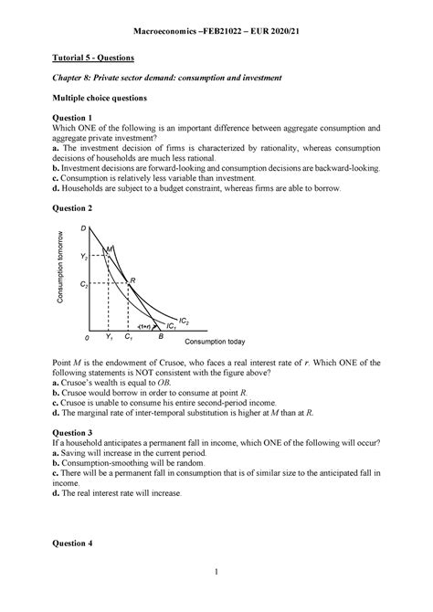 tutorial 5 opgaves h8 macroeconomics feb21022 eur 2020 1 tutorial 5 questions chapter 8