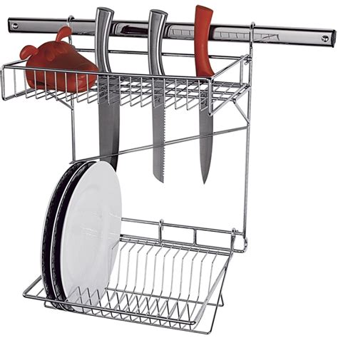 Escorredor de Pratos Euro Home Multiuso Dobrável Inox em Promoção na