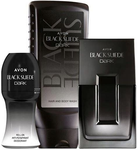 Zestaw kosmetyków dla mężczyzny Avon Black Suede Dark Zestaw Męski 3W1