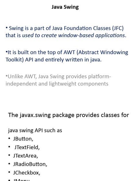 java swing pdf software programming paradigms