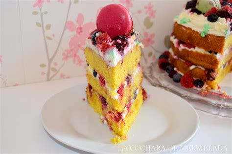 La Cuchara De Mermelada Tarta Naked Cake De Frutos Del Bosque Con