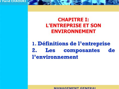 Solution Chapitre L Entreprise Et Son Environnement Studypool