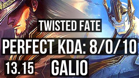 Tf Vs Galio Mid Legendary Games Kr Master