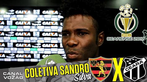 Cearense Coletiva Sandro Silva Pr Jogo Guarani Ec J X Cear