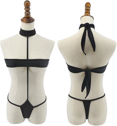 Tinpia Womens Exotic Sexy Micro Bikini Set Sunbath Beach Mini Swimming Lingeries