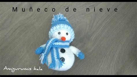 Muñeco de nieve Amigurumi YouTube