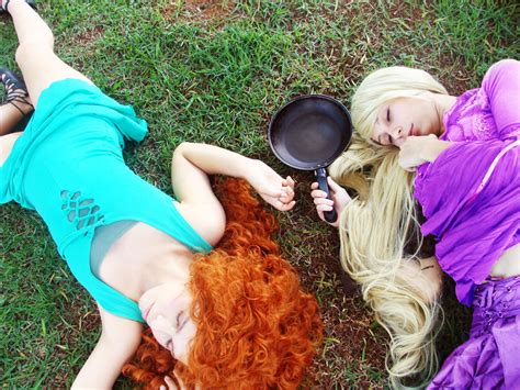 Merida And Rapunzel By Verinha Chan On Deviantart