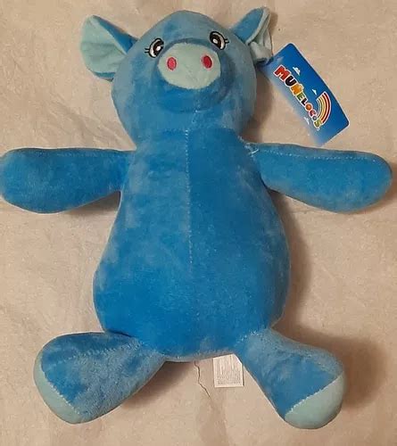 Peluche Muñeloco Cerdito Azul MercadoLibre