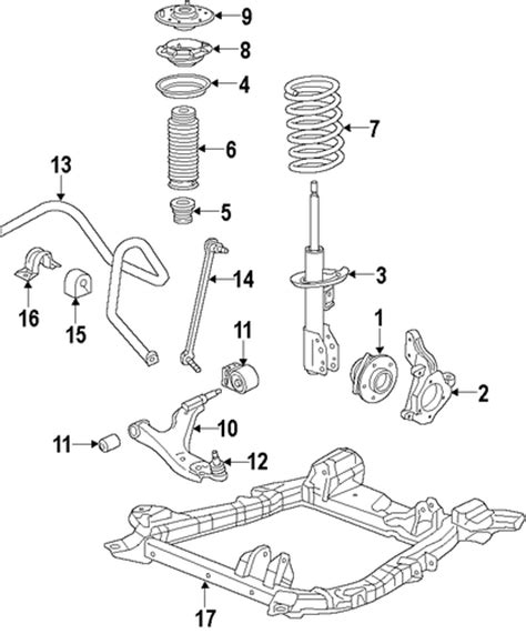 OEM FRONT SUSPENSION For 2013 GMC Terrain GMPartsCenter Net