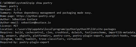 install poetry to manage python dependencies geeksforgeeks
