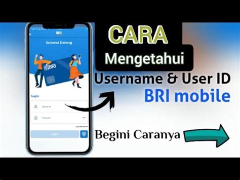 Cara Mengetahui Username Brimo User Id Internet Banking Bri Youtube