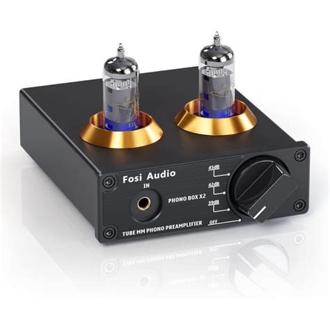 Fosi Audio Box X2 Préampli Phono Ampli pour Platine Vinyle