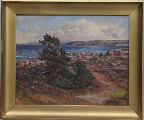 Bilder för 2443380 KARL BERGMAN olja på duk kustmotiv signerad