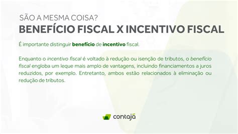 Incentivos Fiscais que Toda Empresa Brasileira Deve Conhecer Contajá