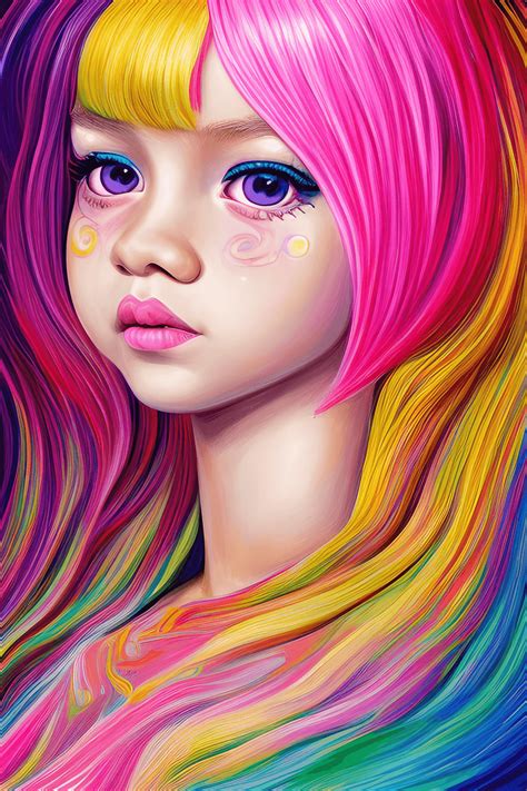 Intricately Rendered Light Skinned Goddess · Creative Fabrica