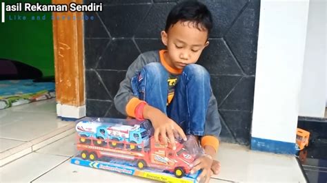 UNBOXING Mainan MOBIL MOBILAN Super Angkut 2 Mobil Truk Truk Tangki