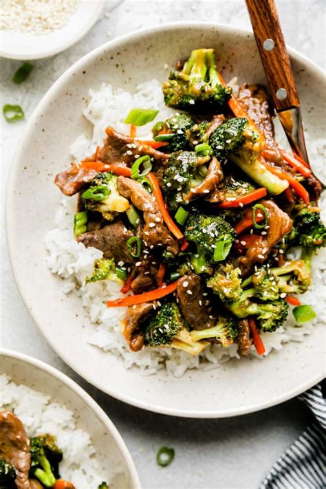 30 Minute Beef And Broccoli Stir Fry Quick And Easy Pwwb
