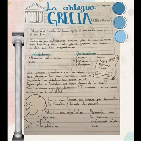 La Antigua Grecia Titulos Bonitos Para Apuntes Grecia Antigua