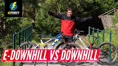 Downhill Bike Vs Downhill EMTB Which Is Faster Down A World Cup