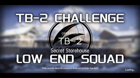 TB 2 CM Challenge Mode Ultra Low End Squad A Light Spark In