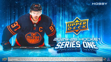 2024 25 Upper Deck Series 1 Hockey Hobby Box CloutsnChara