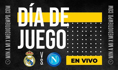 Real Madrid vs Napoli EN VIVO Transmisión ONLINE Champions League