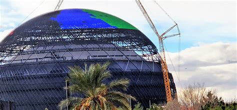 Las Vegas Msg Sphere Lights Up Before Opening U Show