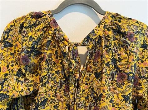 Madewell X Karen Walker Collab Gennaker Top Xs Yell Gem