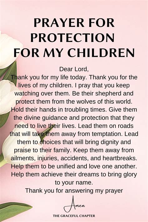 Good Prayers For Protection The Graceful Chapter