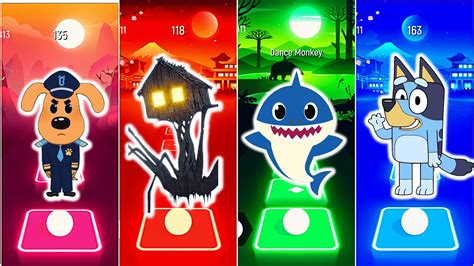 Sheriff Labrador Spider House Head Baby Shark Bluey Bingo Who