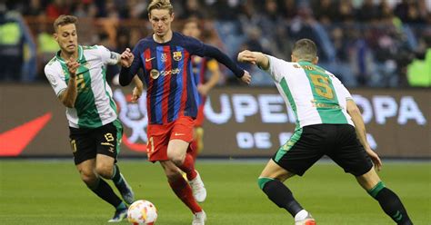 Barcelona vs Betis EN VIVO por Supercopa de España resumen y goles del