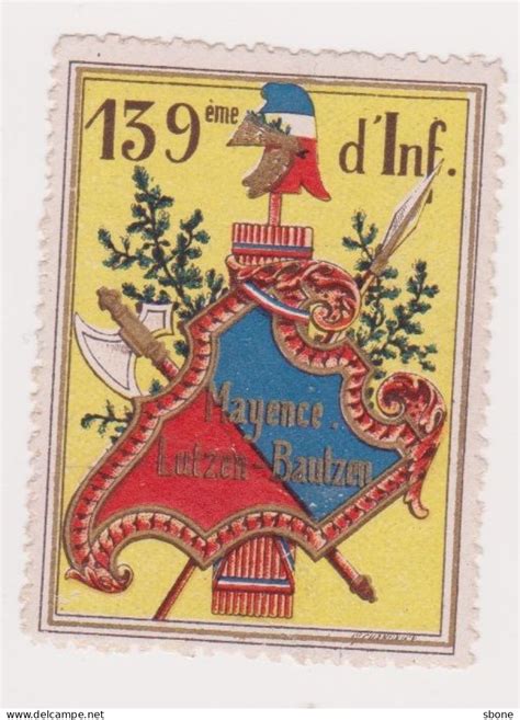 Vignettes militaires Vignette militaire delandre 139ème régiment d