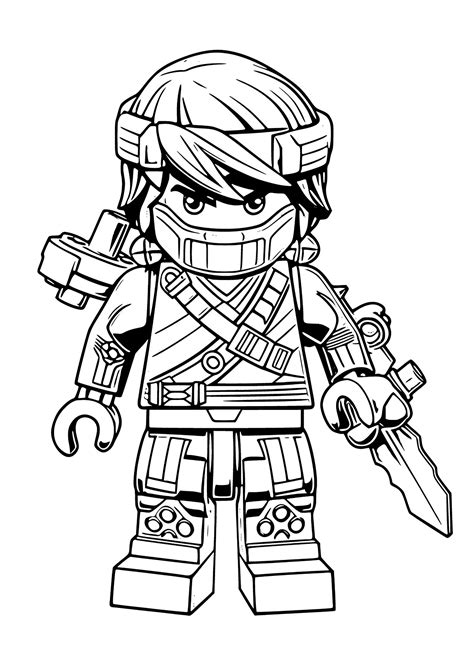 Coloriage Imprimer Gratuit Personnage Lego Ninjago Coloriage