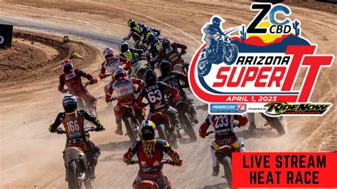 American Flat Track Arizona Super TT Heat Race April 1st 2023 YouTube