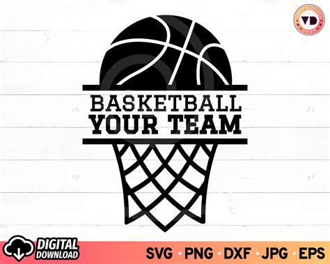 Basketball Name Split Monogram Svg Basketball Svg With Name Etsy