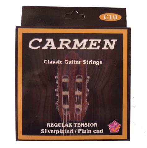 Carmen C10 Silverplated Struny Do Gitary Klasyczne 12242126378 Sklepy