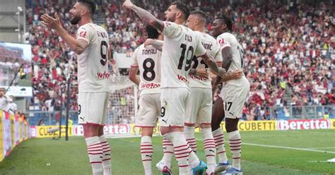 Il Milan è Campione d Italia Battuto 3 0 il Sassuolo