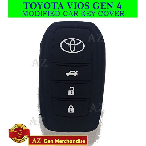 Az Toyota Vios Gen Modified Car Key Silicone Cover Buttons