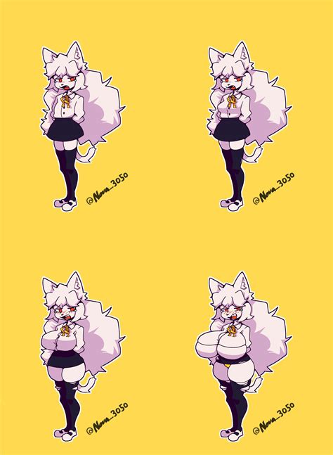 Rule 34 1girls Blush Breast Expansion Breast Squish Catgirl Charlotte Wiltshire Embarrassed