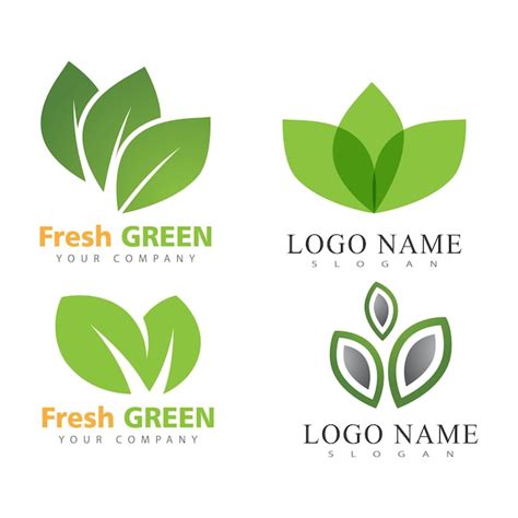 Premium Vector Logos Of Green Leaf Ecology Nature Element Vector