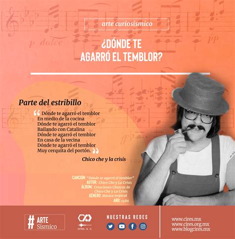 Conoces la canción Dónde te agarró el temblor