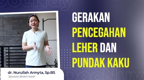 GERAKAN PENCEGAHAN LEHER DAN PUNDAK KAKU YouTube