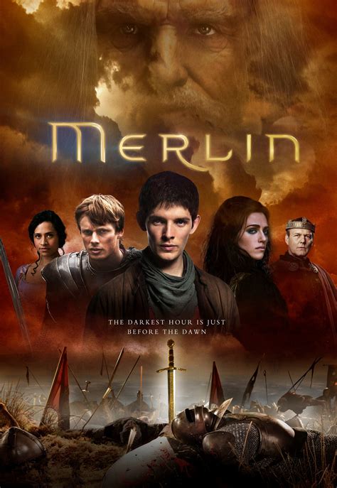 Offical Series Poster High Def Merlin On Bbc Photo