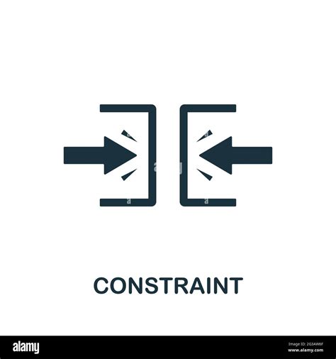 Constraint Icon Simple Creative Element Filled Monochrome Constraint