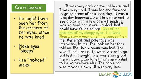 Choose Precise Words And Descriptive Details In Narrative Writing Youtube