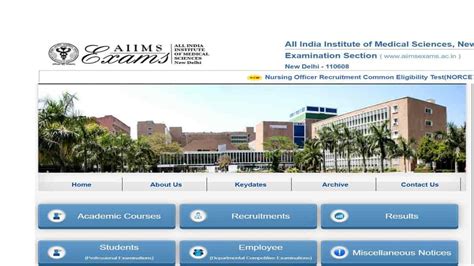 AIIMS NORCET Recruitment 2024 Submit 6th Online Form At Norcet6